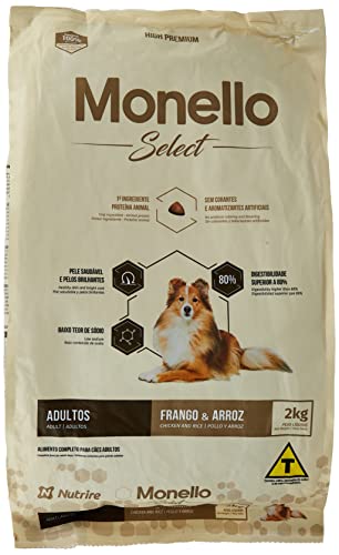 Ração Monello Select para Cães Adultos - Adoro Pets