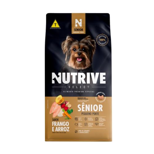 Ração Seca Nutrive Select Frango e Arroz para Cães Sênior Porte Pequeno