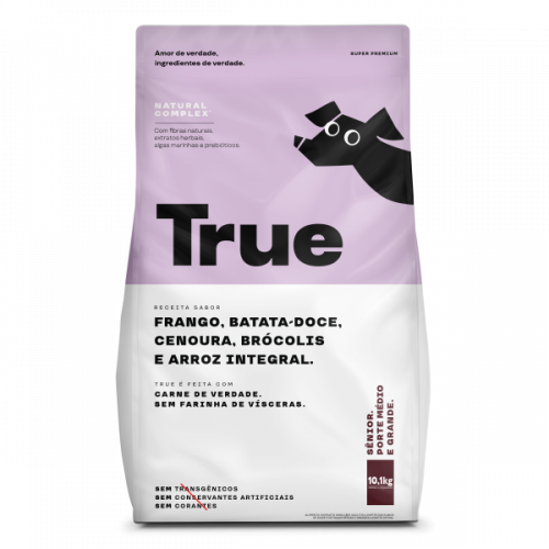 Ração Seca True para Cães Senior de Porte Médio e Grande