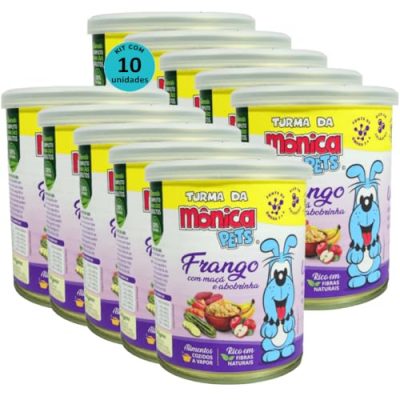 Ração Úmida Turma da Mônica Pets Frango com Maçã e Abobrinha 280g Cães ...