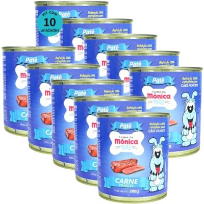Ração Úmida Turma da Mônica Pets Patê Sabor Carne 280g Cães Filhotes ...