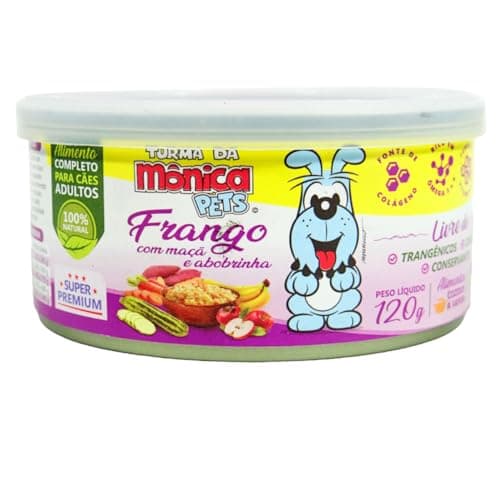Ração Úmida Turma Da Mônica Pets Frango com Maçã e Abobrinha 120g Para ...