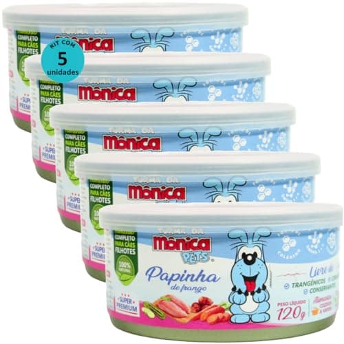 Ração Úmida Turma Da Mônica Pets Papinha de Frango 120g Para Cães ...